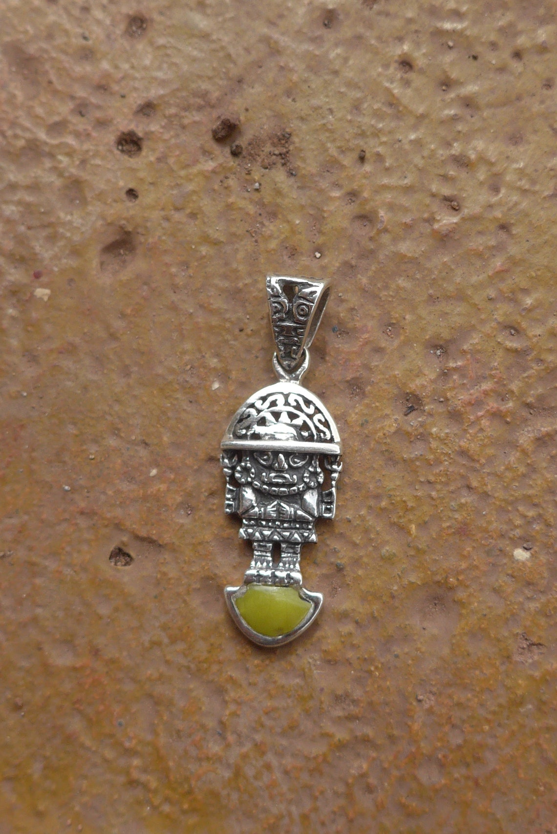 Healing God Tumi With Serpentine Machu Picchu Stone - Etsy