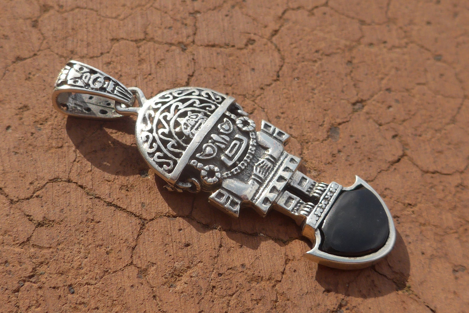 Reversible Healing God Tumi With Onyx Stone - Etsy