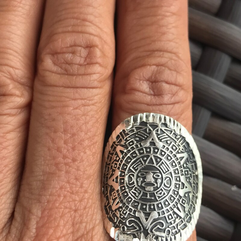 Aztec Ring - Etsy