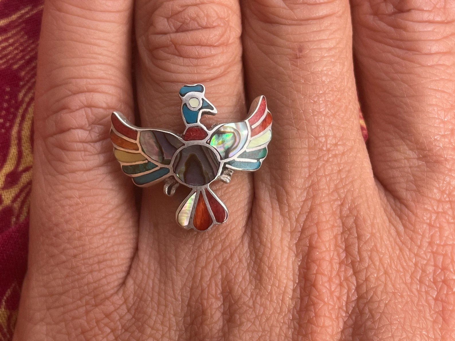 Adjustable Silver Condor Ring - Etsy