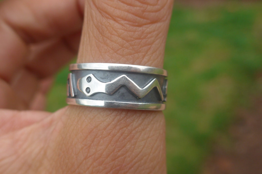 Silver Condor, Puma, Serpent - Inka Trilogy Ring - Etsy
