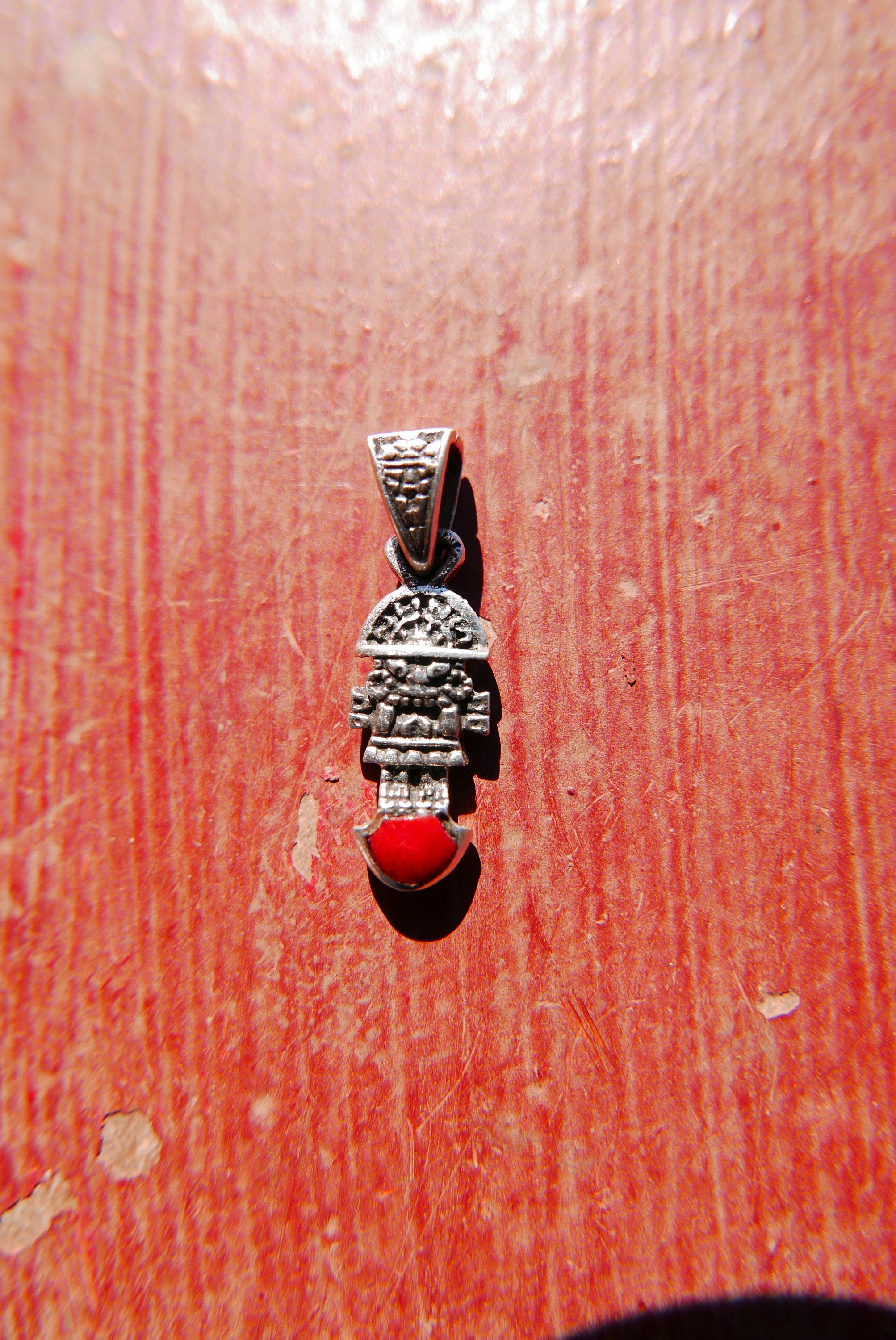 Reversible Healing God Tumi Pendant With Red Spondyllus - Etsy