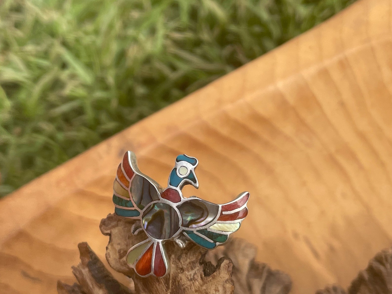 Adjustable Silver Condor Ring - Etsy