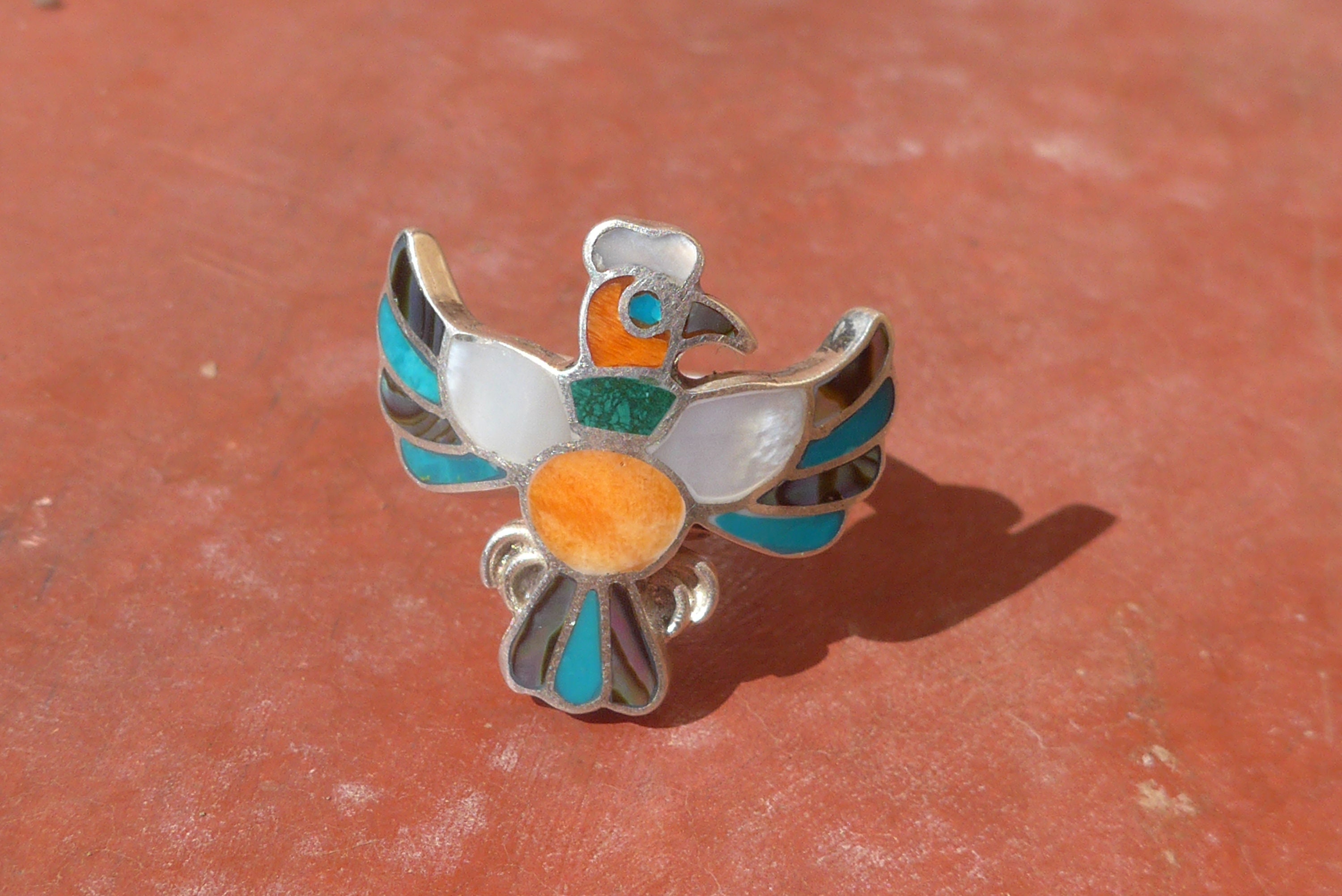 Adjustable Silver Condor Ring | Etsy