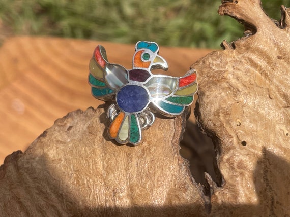 Adjustable Silver Condor Ring - Etsy