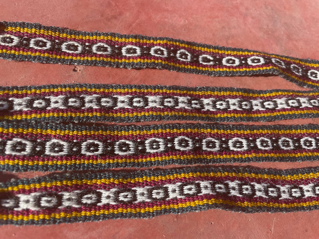 Faja de lana andina, Faja para la cabeza, Pulsera... - Etsy México
