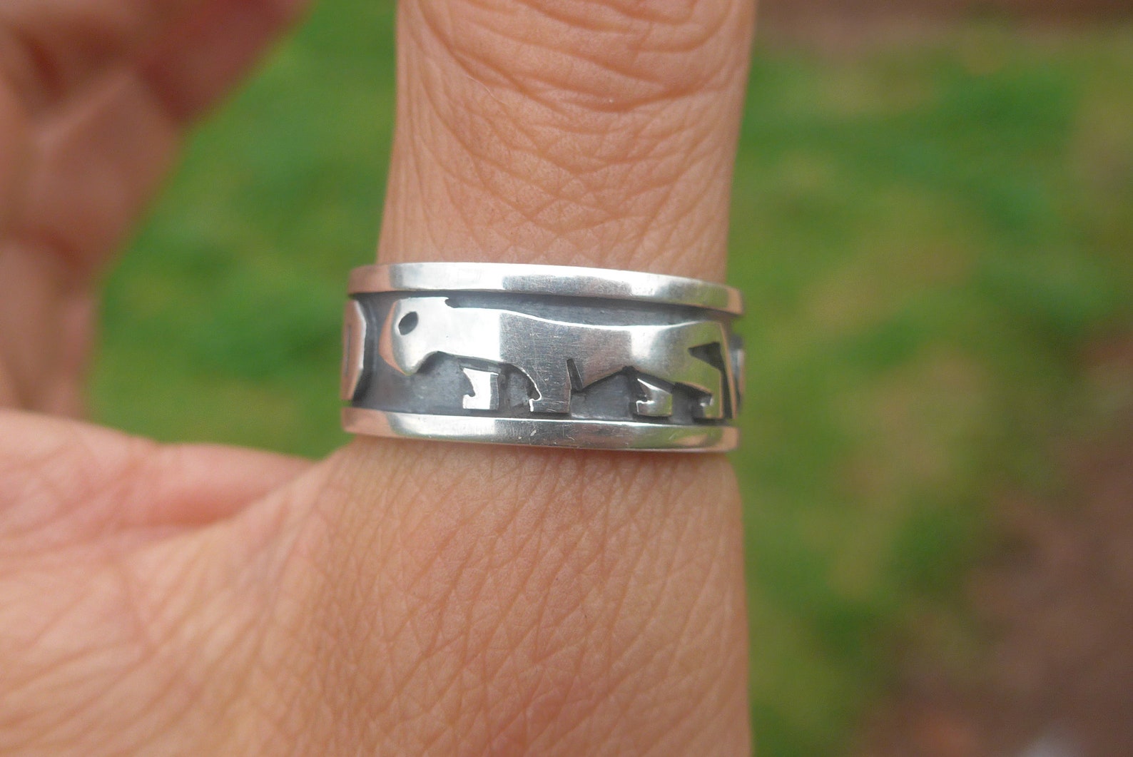 Silver Condor Puma Serpent Inka Trilogy Ring - Etsy
