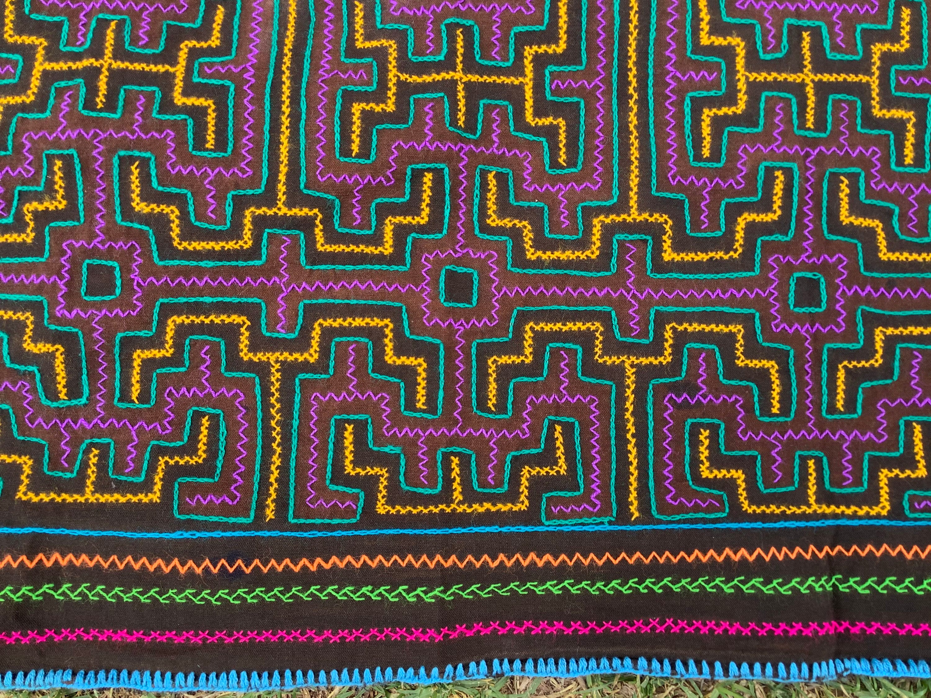 158cmx72cm Gran Textil Shipibo / Tela de Mesa | Etsy