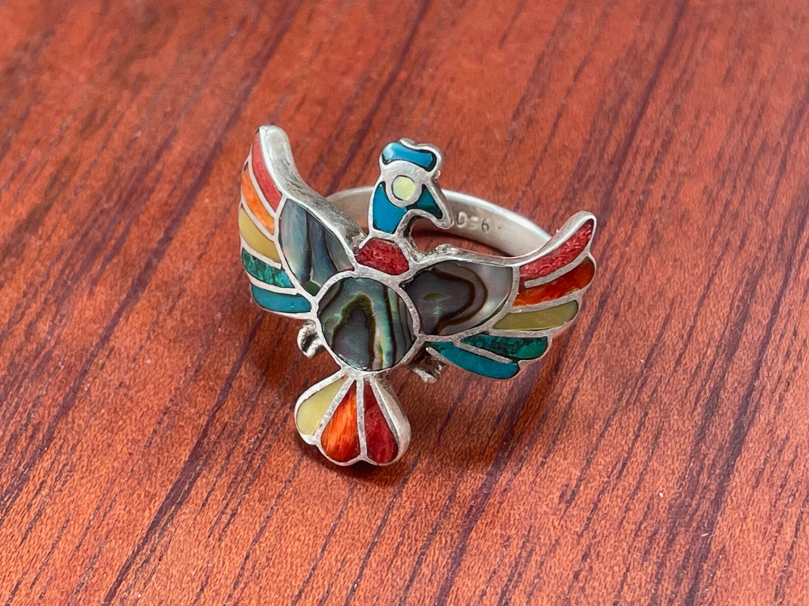 Adjustable Silver Condor Ring - Etsy