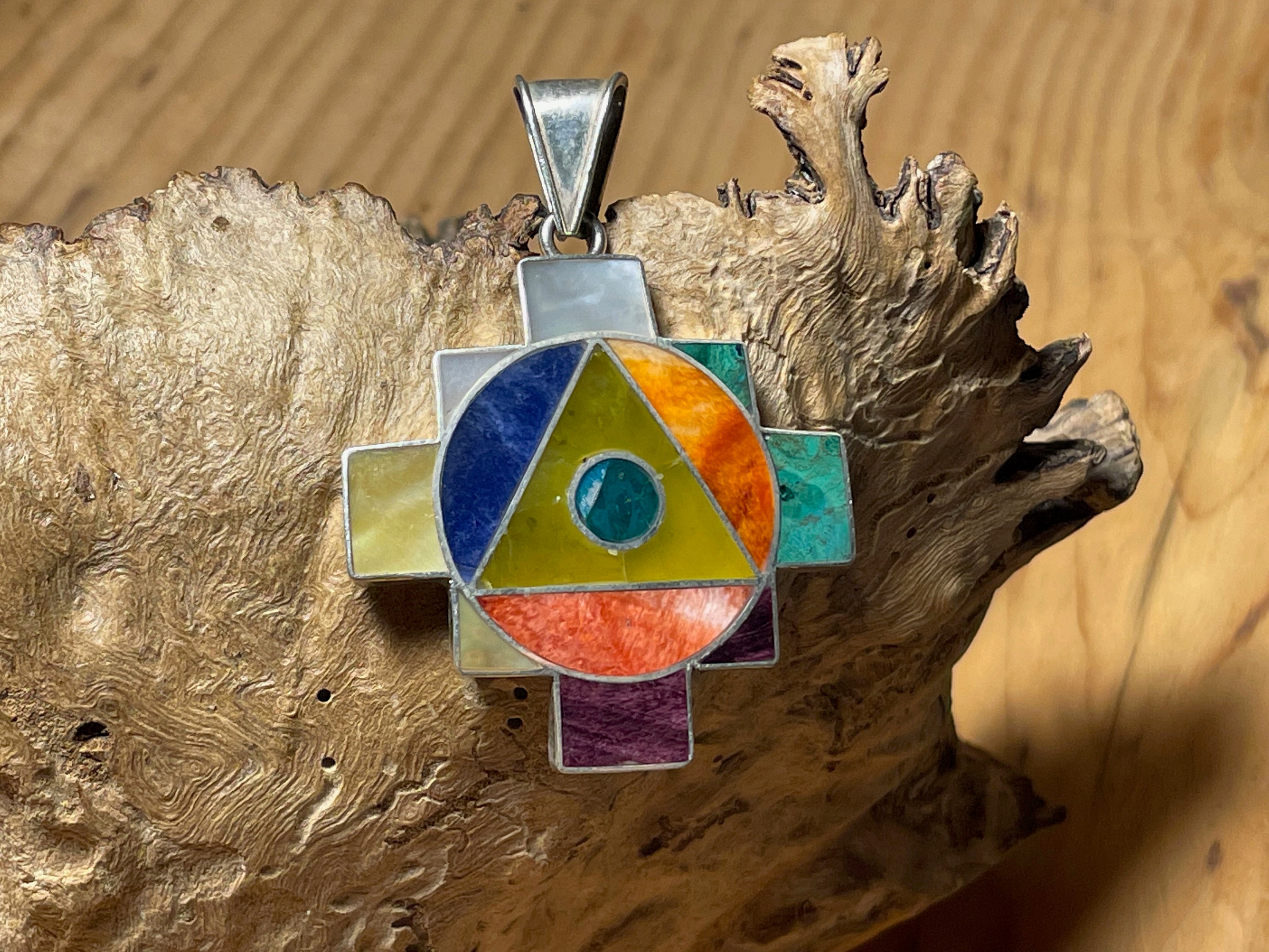 Andean Chakana Pendant | Etsy