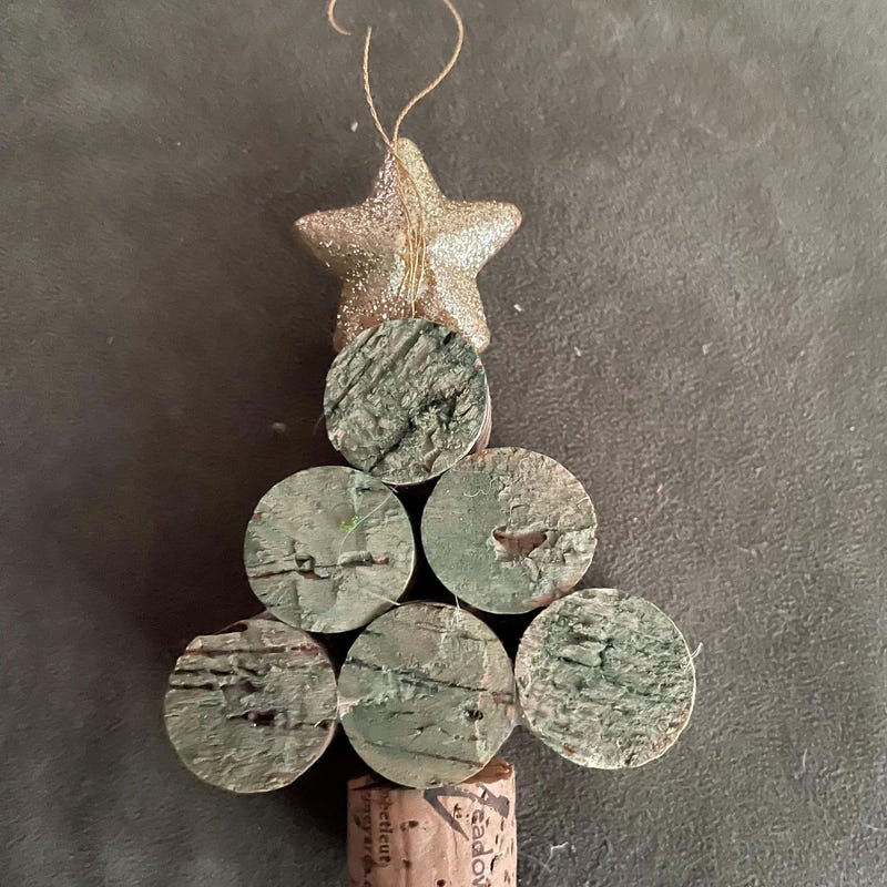 Wine Cork Christmas Tree - Etsy