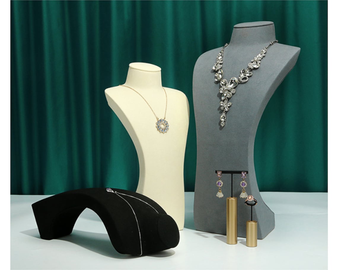6 Colors Necklace Holder Neck Form Display Jewelry Holder - Etsy