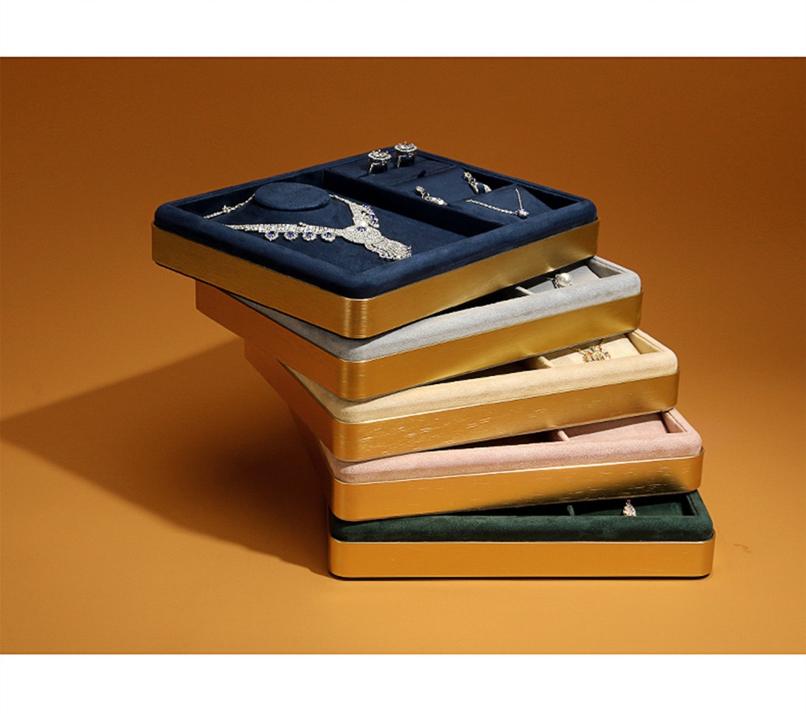 Multifuntional Velvet Jewelry Display Dish Necklace Holder - Etsy