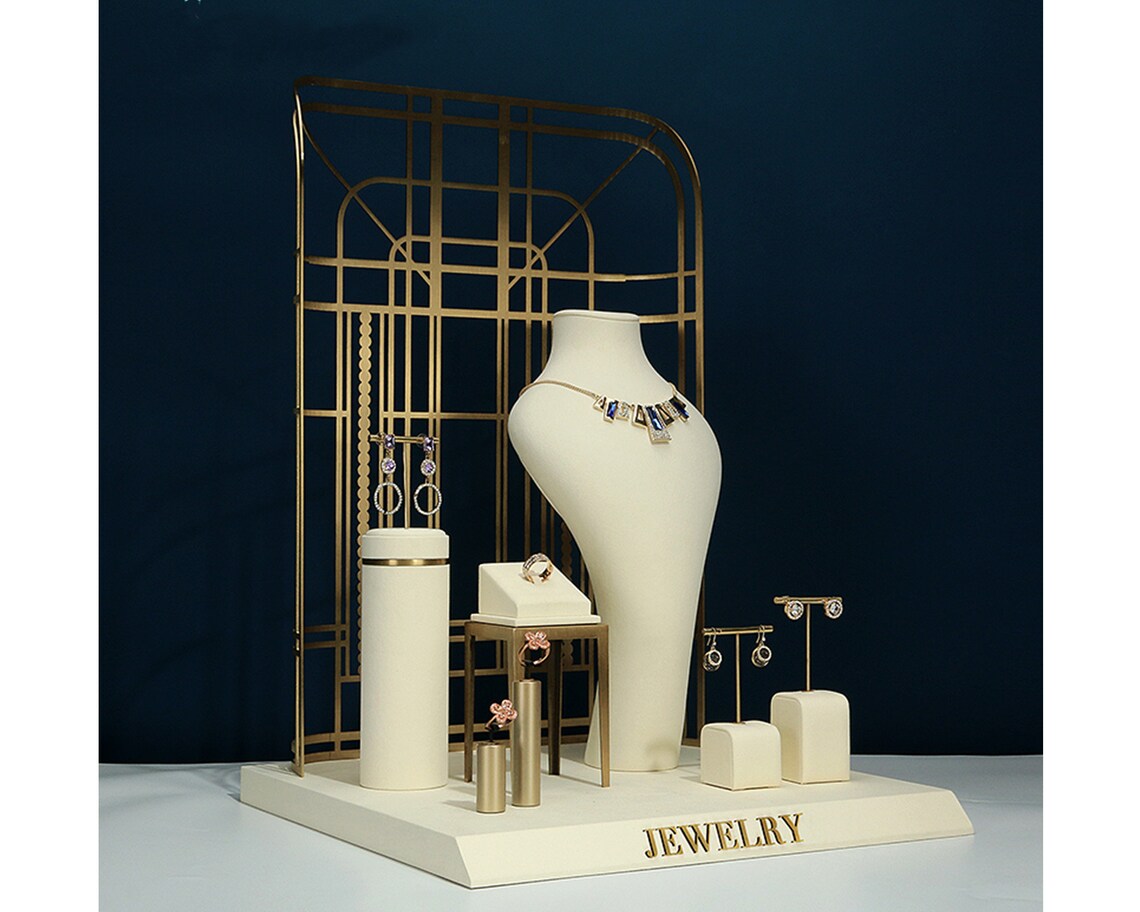 Elegant Jewelry Display Stand Metal Base Ring Stand Earring - Etsy