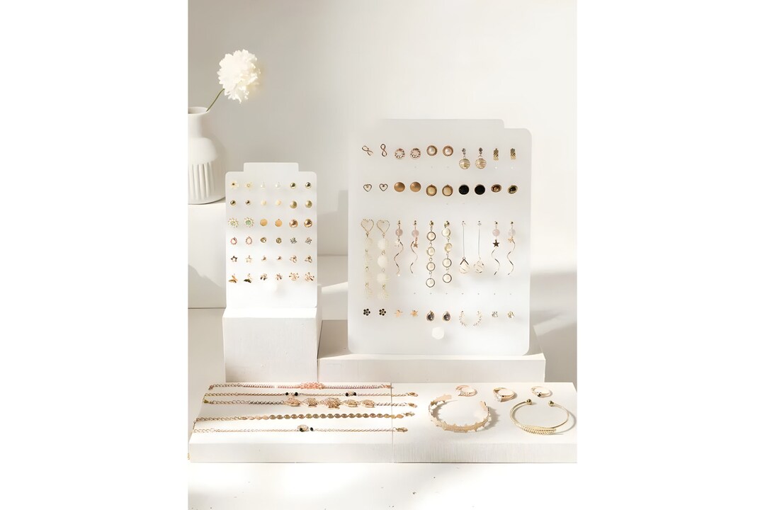 Clear Acrylic Earring Display Holder, Large Board for Stud Earring ...