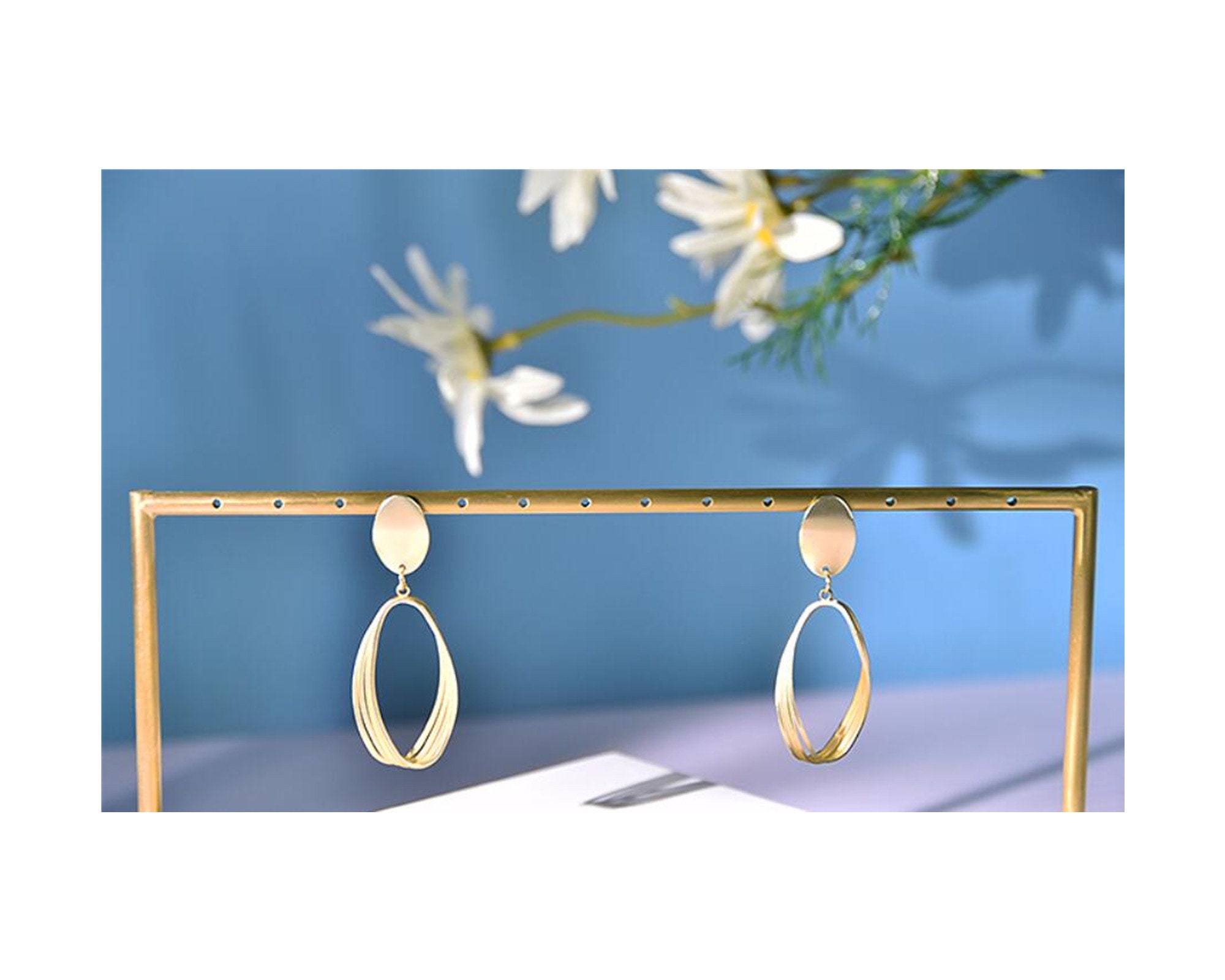 Metal Earring Holder Stud Earring Hanger Jewelry Display - Etsy