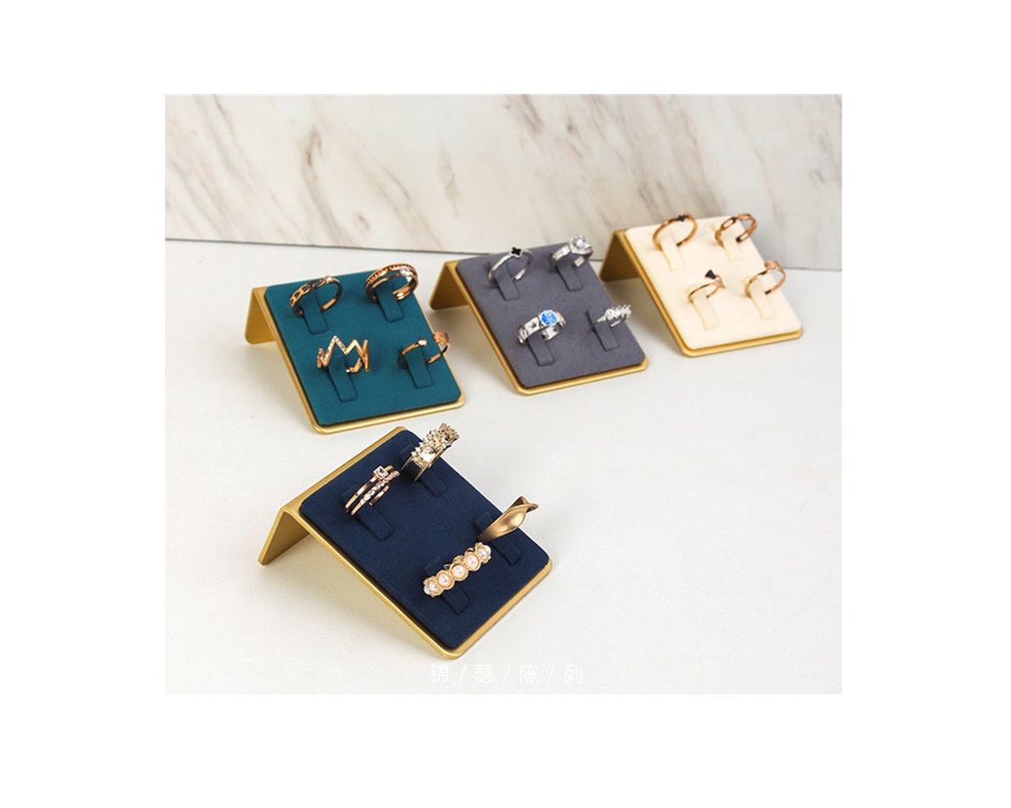 Vintage Ring Holder Microfiber Ring Organizer Ring Stand - Etsy