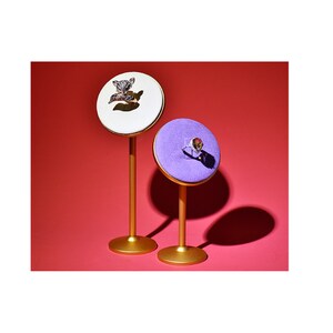 Ring Stand, Metal Base Round Ring Holder, Ring Organizer,jewelry Show ...