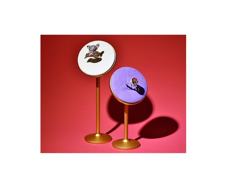 Ring Stand Metal Base Round Ring Holder Ring | Etsy