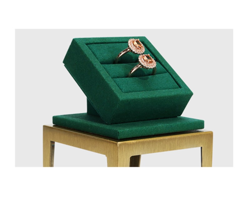 Green Jewelry Display Stand Necklace Bust Metal Frame for - Etsy