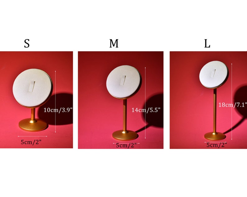 Ring Stand Metal Base Round Ring Holder Ring | Etsy