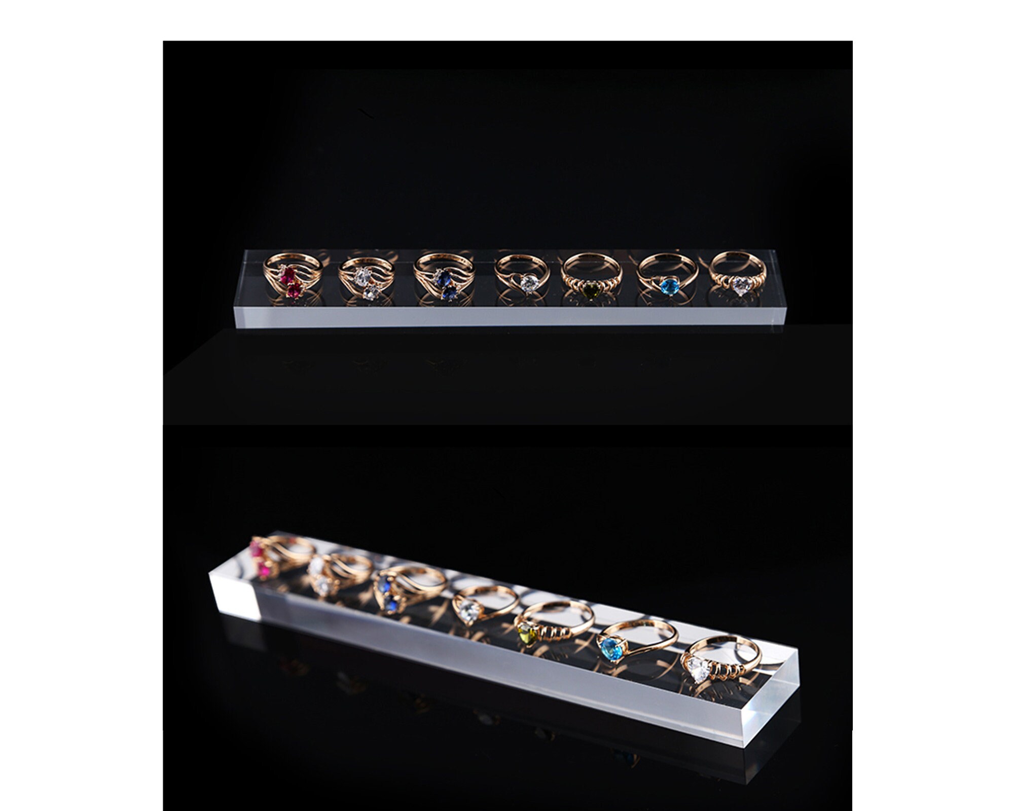 7 Pcs/set Acrylic Block Jewelry Display Tray Jewelry Store - Etsy