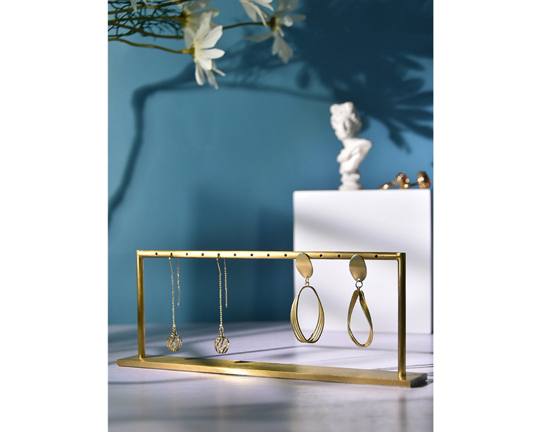 Metal Earring Holder, Stud Earring Hanger, Jewelry Display Holder ...