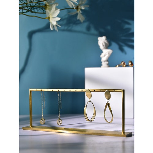 Earring Display Stand Gold - Etsy