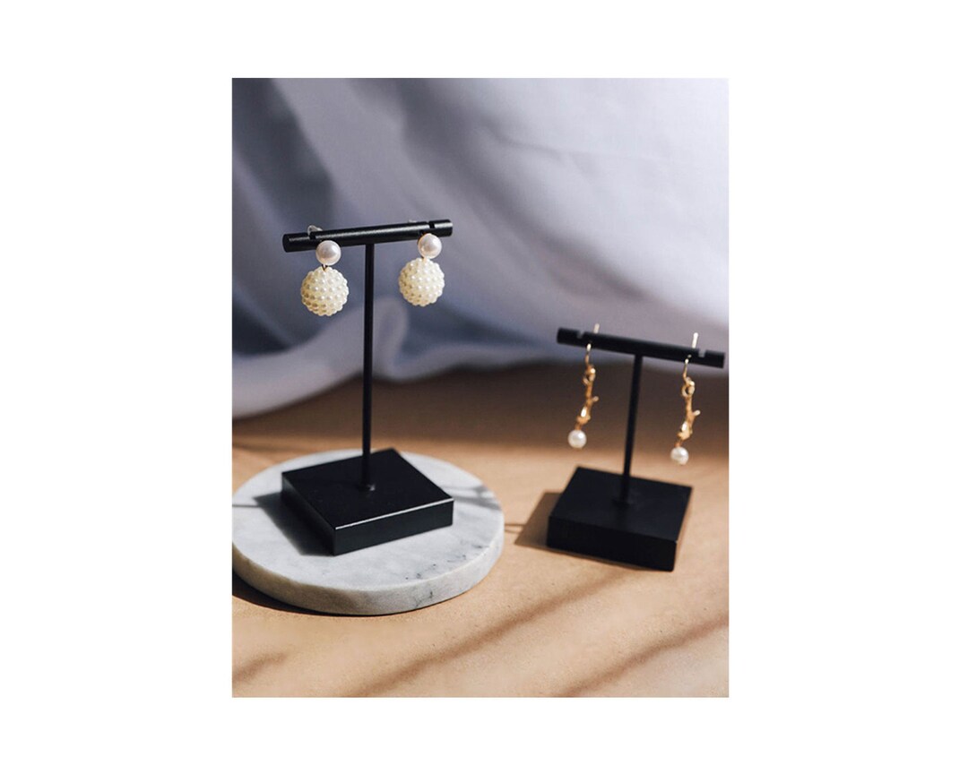 5 Pcs T-bar Metal Earring Holder, Earring Display Stand, Stud Earring ...