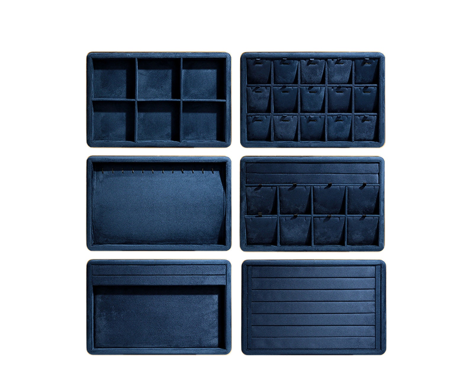 Blue Jewelry Tray Earring Display Jewelry Storage Jewelry - Etsy