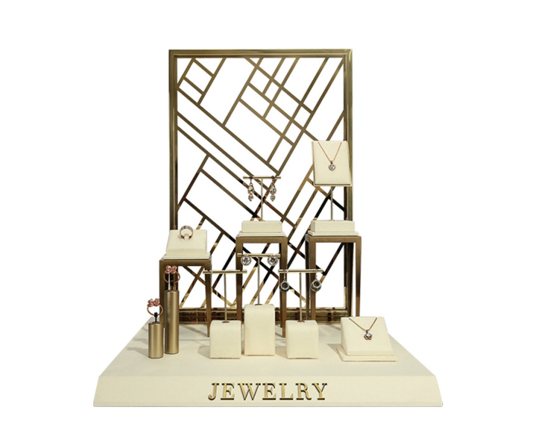 Elegant Jewelry Display Stand Metal Base Ring Stand Earring - Etsy