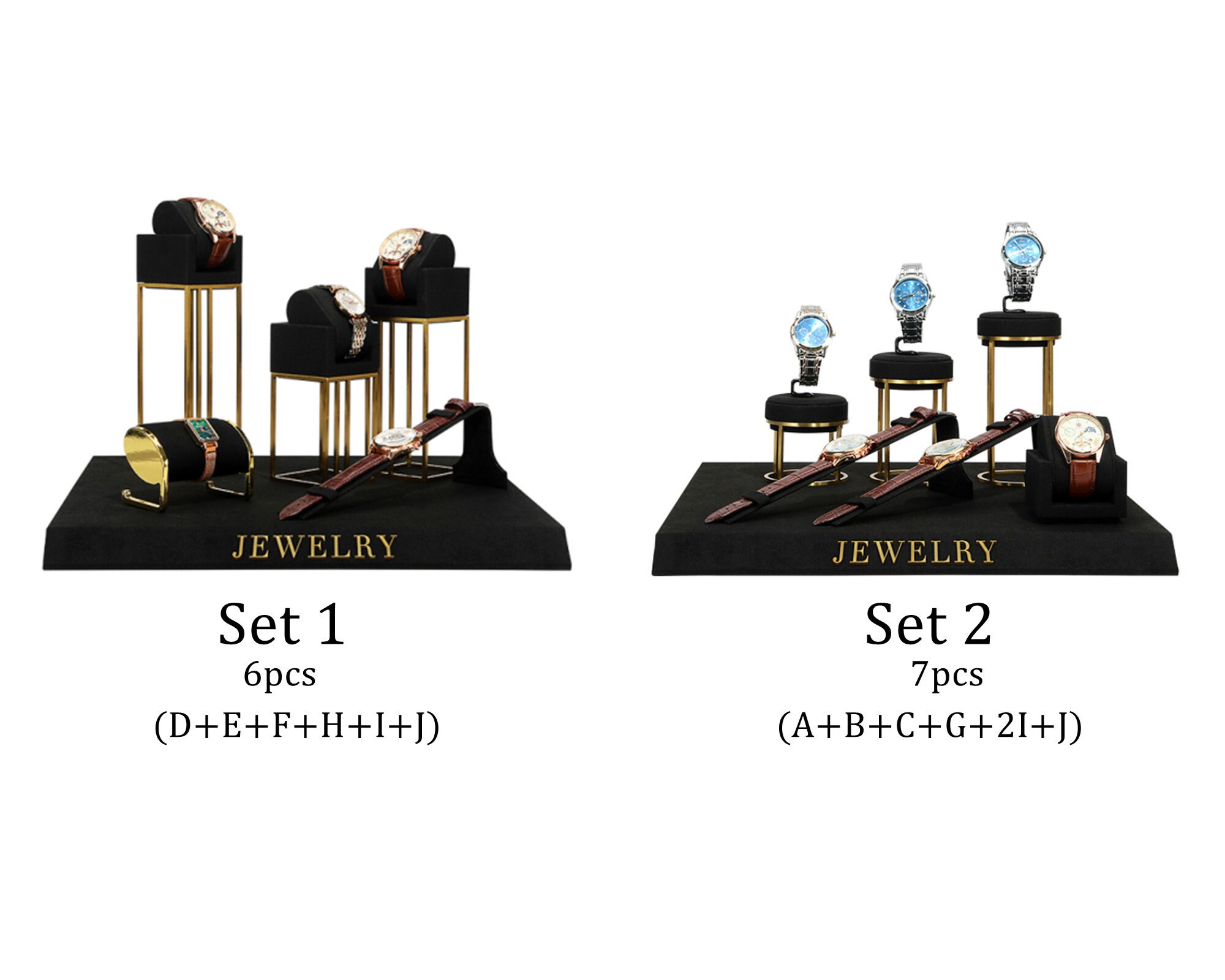 Black Bracelet Display Set, Watches Display Stand, Bracelet Holder ...