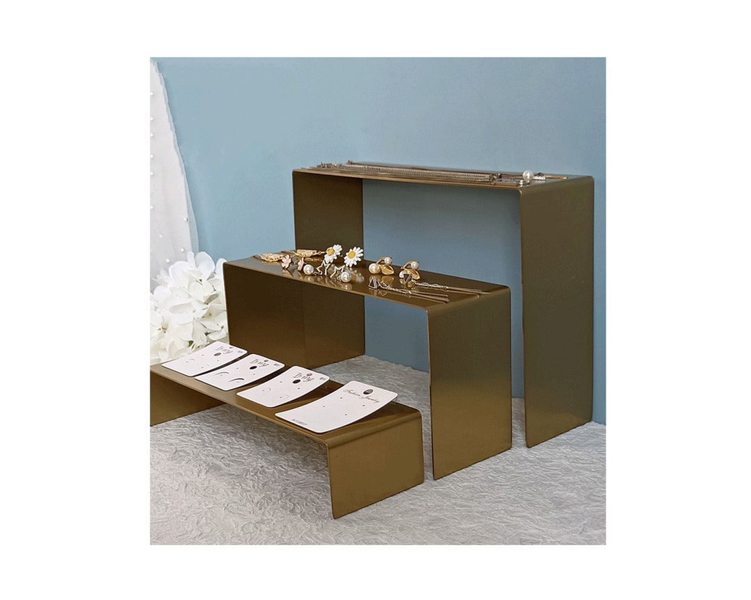 Customized Jewelry Stand, Set of 3 High Metal Jewelry Holder, Jewelry ...