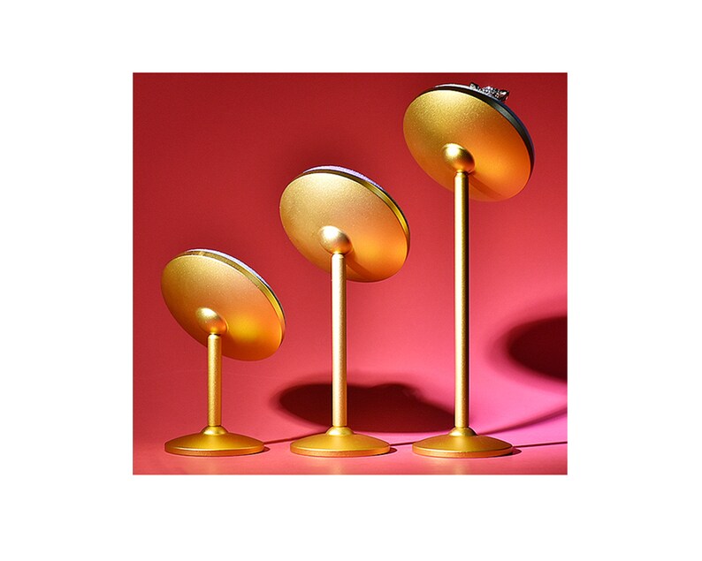 Ring Stand Metal Base Round Ring Holder Ring | Etsy