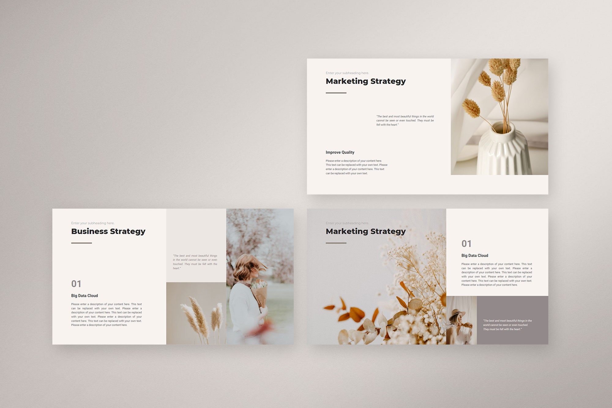Simple Business Presentation Template - Etsy