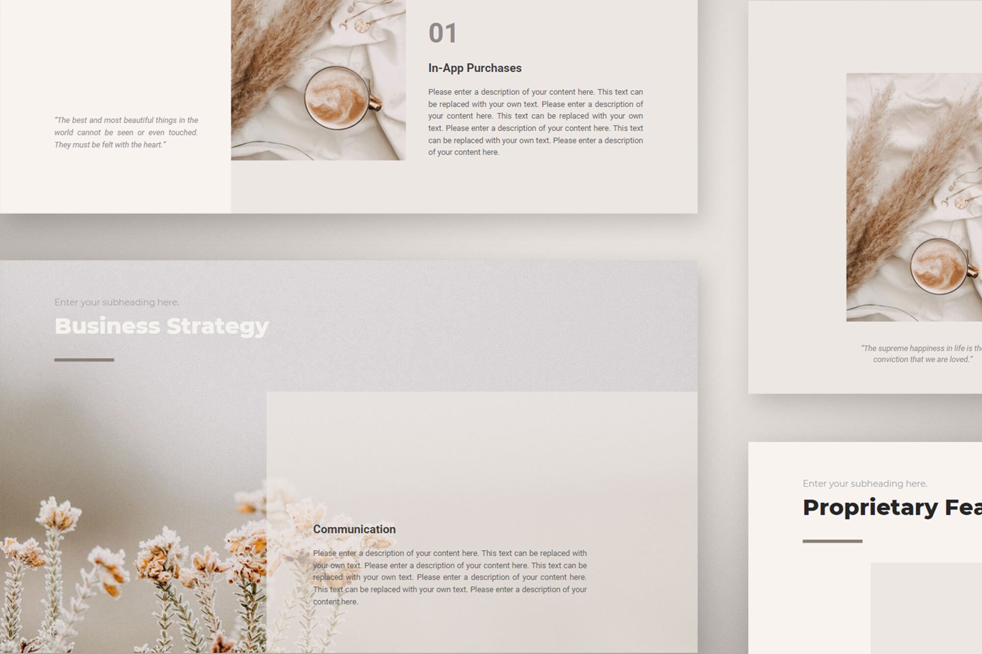Simple Business Presentation Template - Etsy