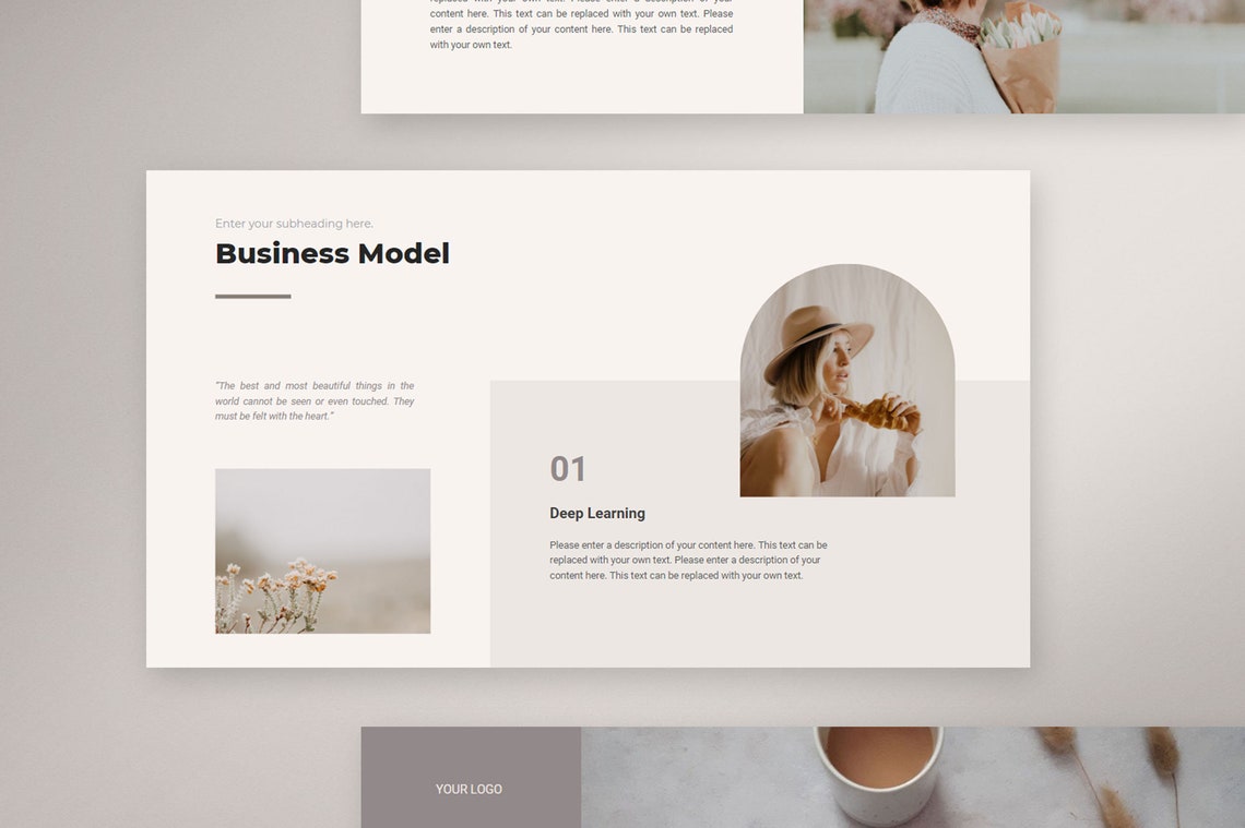 Simple Business Presentation Template - Etsy