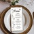 Custom Hand Drawn Place Card Template - Etsy