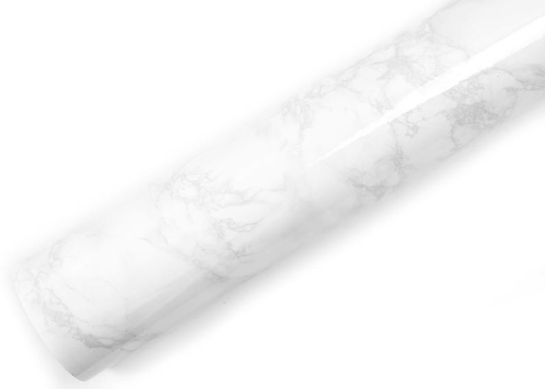 ROSEROSA Glossy Faux Marble Architectural Film PGS408 - Peel and Stick ...