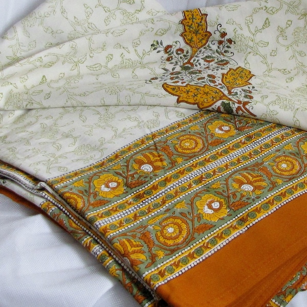 Block Print Bed Sheet - Etsy