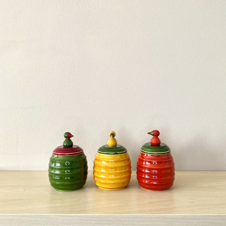 Colourful Kitchen Jars, Storage Jars, Kitchen Storage, Kitchen Shelf ...