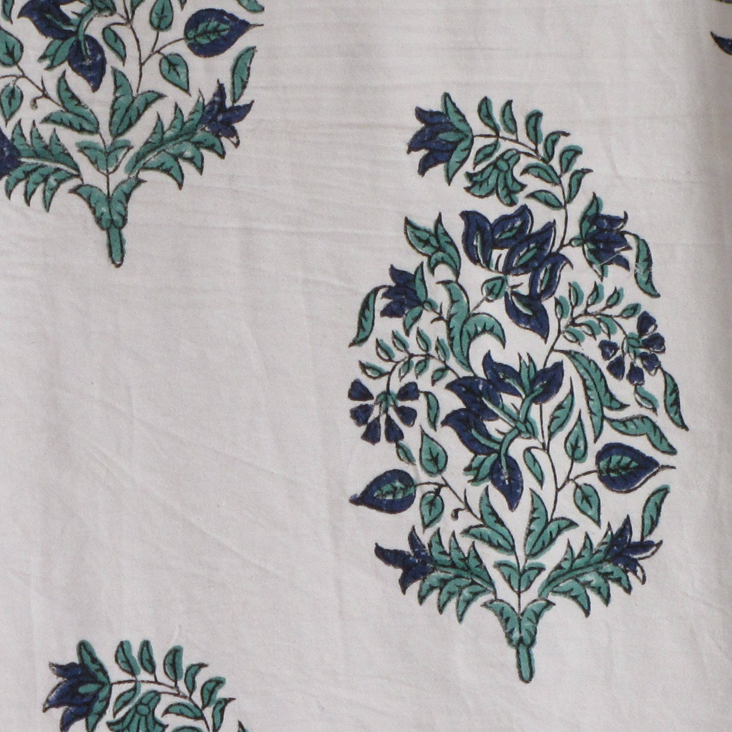 Hand Block Printed Cotton Tab Top Curtainsloop Curtainsboho - Etsy Canada