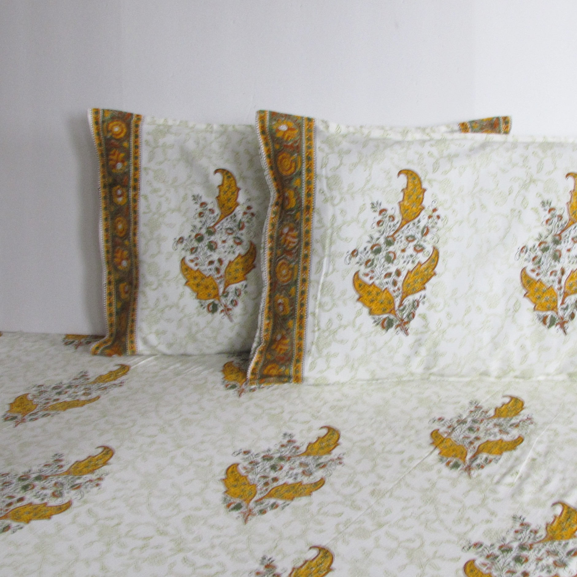 Hand Block Print Cotton Bedsheetbedspreadbeddingbed | Etsy
