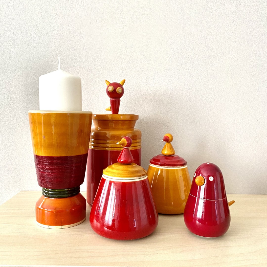 Colourful Kitchen Jars Storage Jars Kitchen Storage Kitchen | Etsy