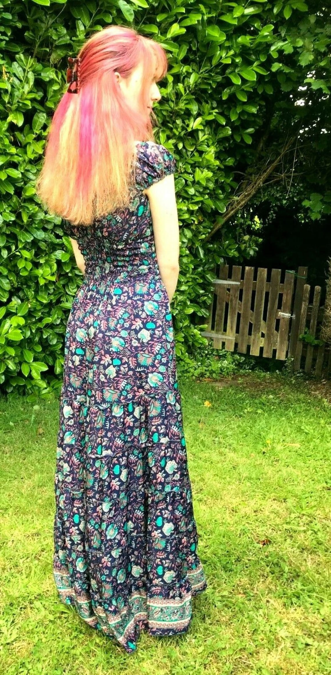 Boho hippy gypsy pixie fairy Festival 100% pure silk long | Etsy