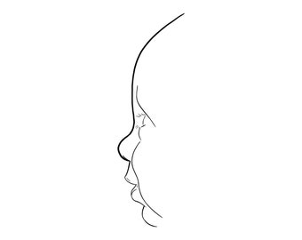 Baby Side Profile Tattoo Design - Etsy