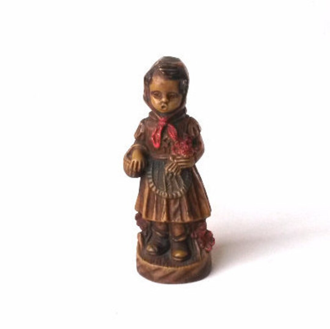 Little Red Riding Hood Figurine. Antique Collectible Little Red Riding ...