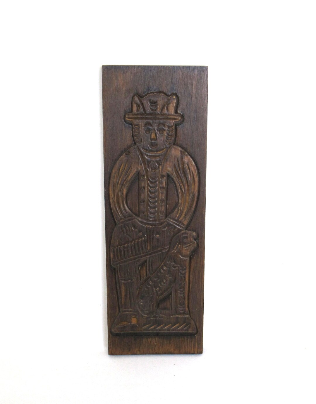 Gingerbread Cookie Mold, Speculaas Plank, Springerle, Men With Dog ...