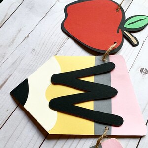 Back to School Banner, Welcome Back to School, Pencil Banner, Classroom ...