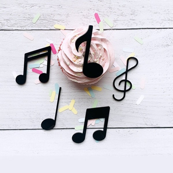 Music Note Cupcake - Etsy